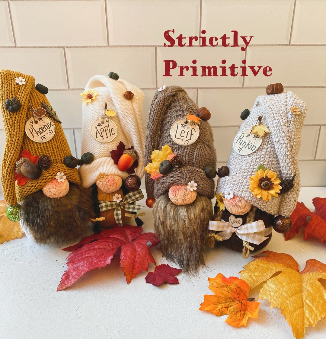 Handmade Fall Gnomes Fall Gnomes Baby Gnomes - Etsy