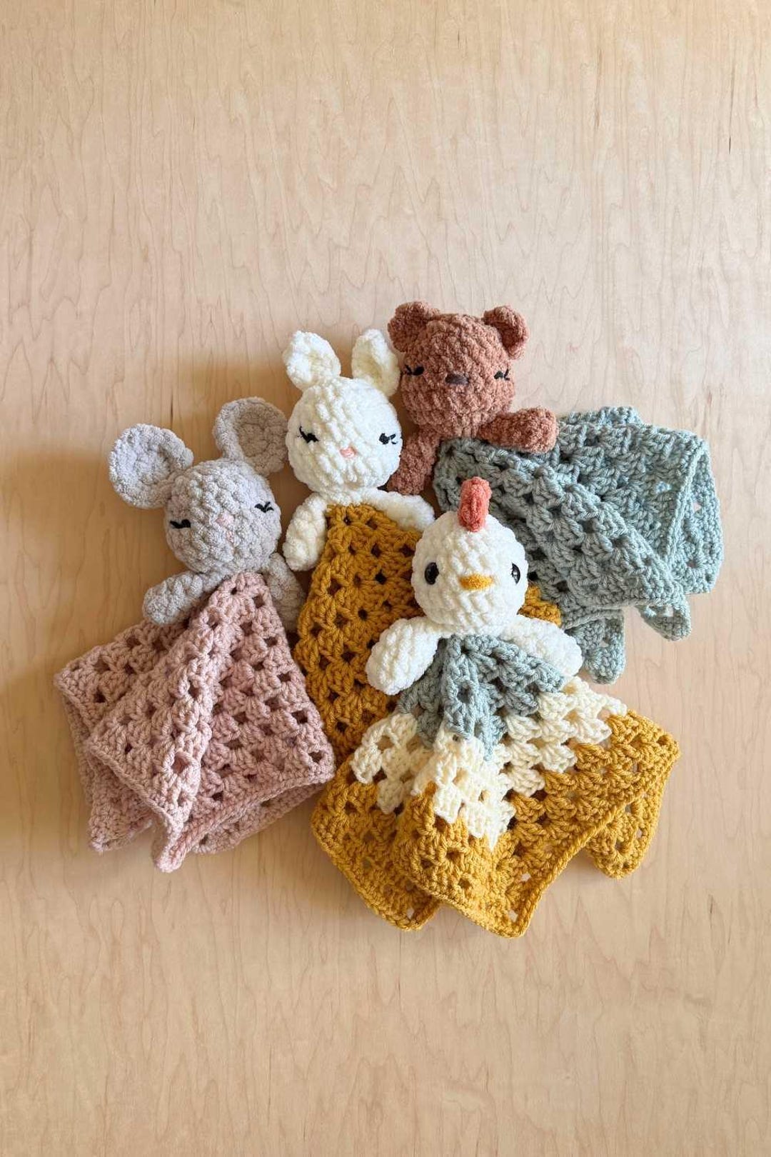Blanket Baby Lovey Mod CROCHET PATTERN - Etsy