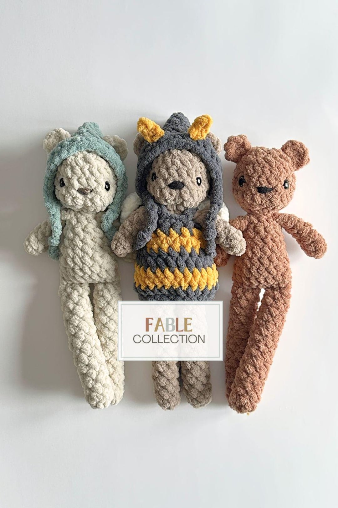 Finn Bear + Fairy Mod CROCHET PATTERN (fable Collection) - Etsy
