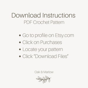 Original Oak & Marlow Bunny CROCHET PATTERN - Etsy