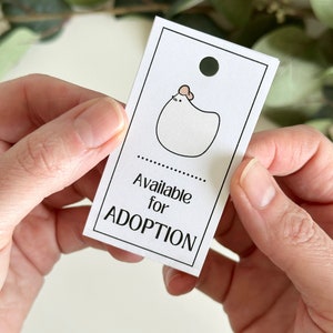 Mabel Chicken™ Adoption Kit Printable PDF (ENGLISH and FRENCH) - Etsy