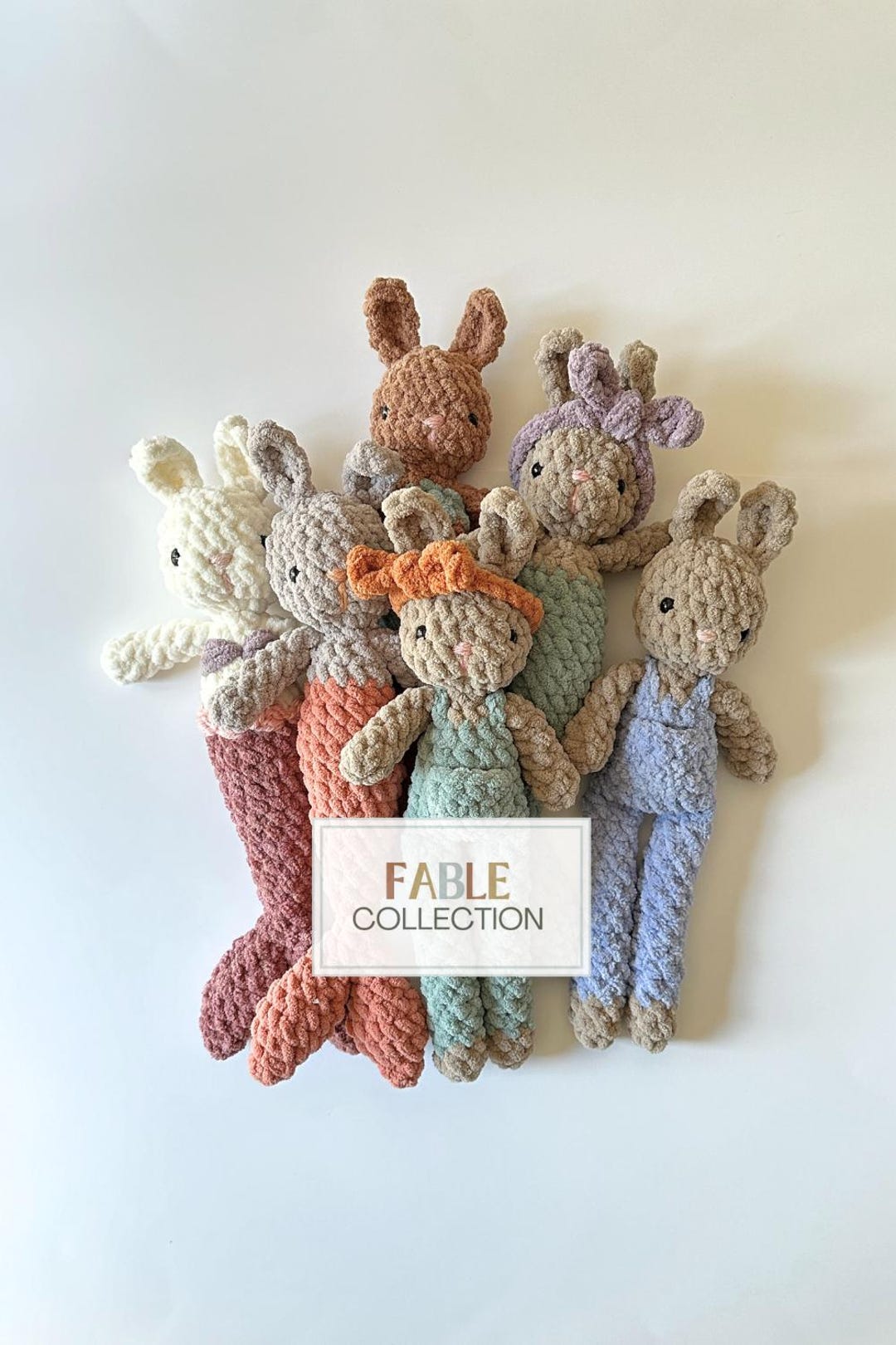 Plush Beth Bunny + Mermaid Tail Mod CROCHET PATTERN (fable Collection ...