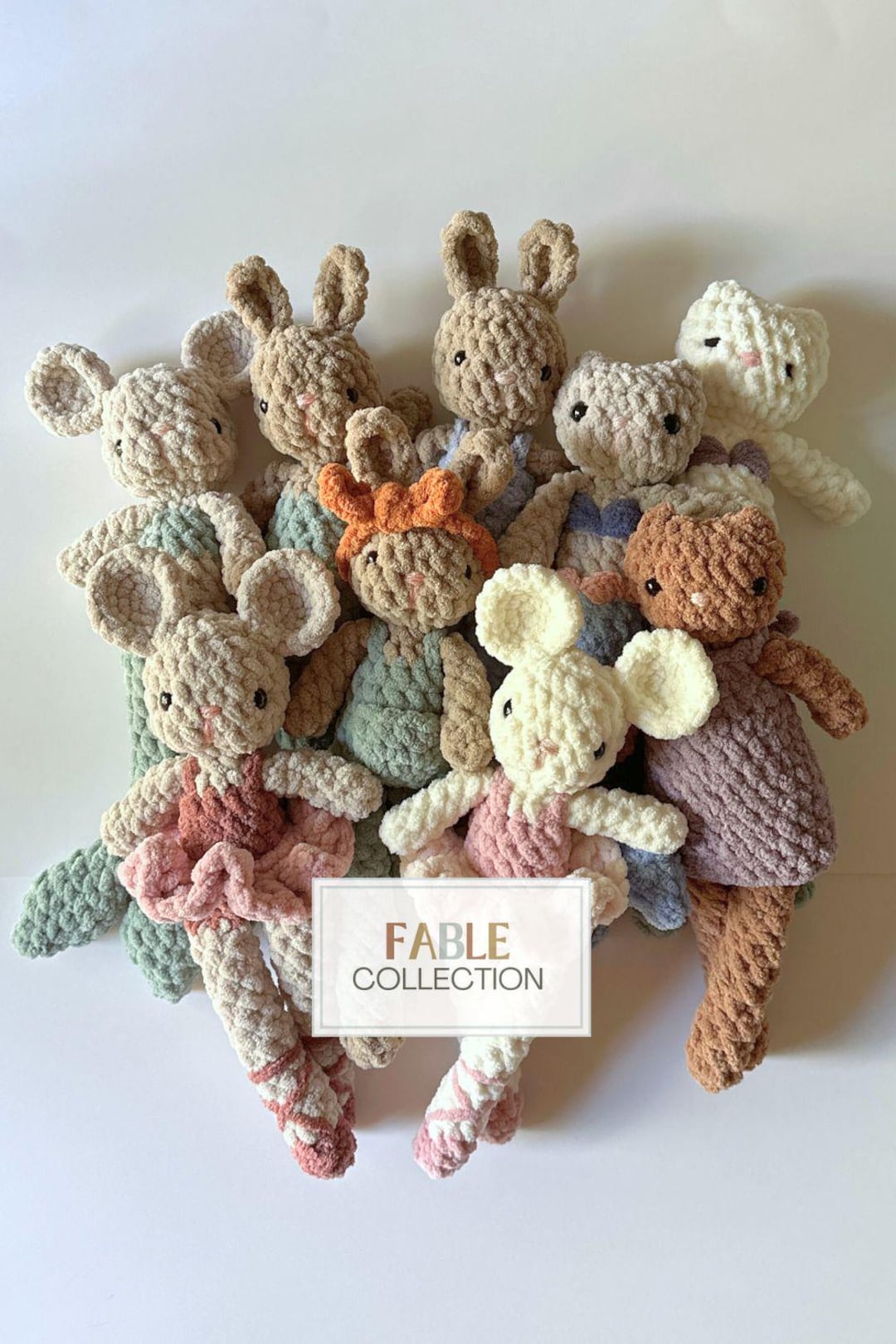 Fable Collection BUNDLE (kitty, Bunny and Mouse CROCHET PATTERNS ...