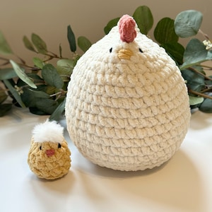 Mama and Mini Mabel Chicken™ CROCHET PATTERN - Etsy