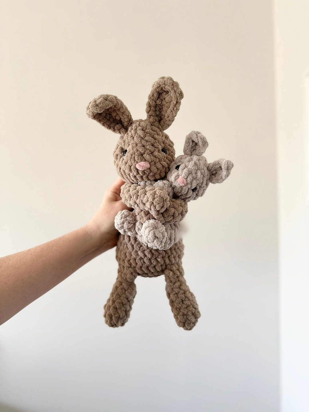 Junie and Bean Bunny CROCHET PATTERN - Etsy