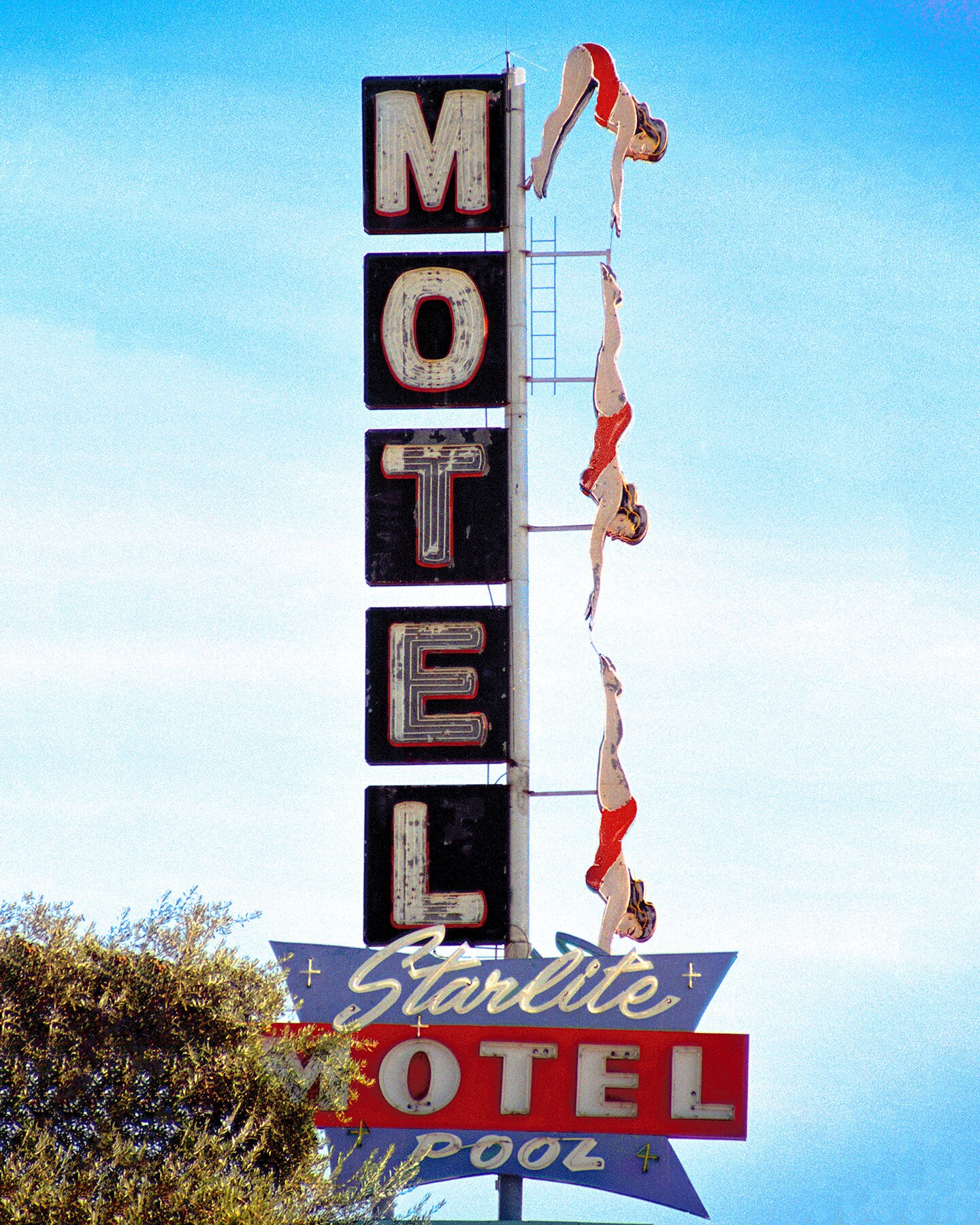 Starlite Motel Neon Sign Photo Vintage Motel Neon Sign Photo | Etsy