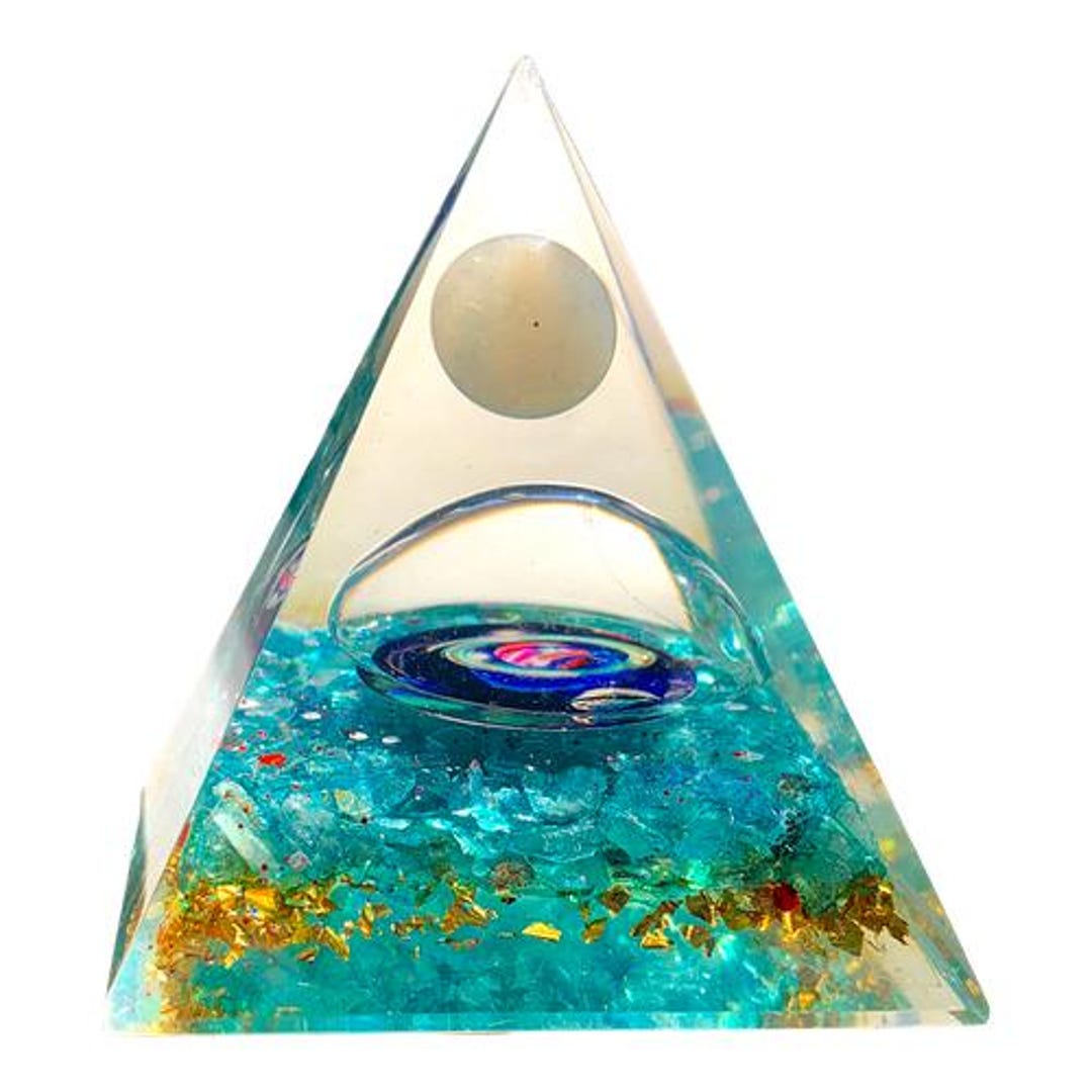 Aqua Dome and Crystal Ball Orgone Pyramid - Etsy