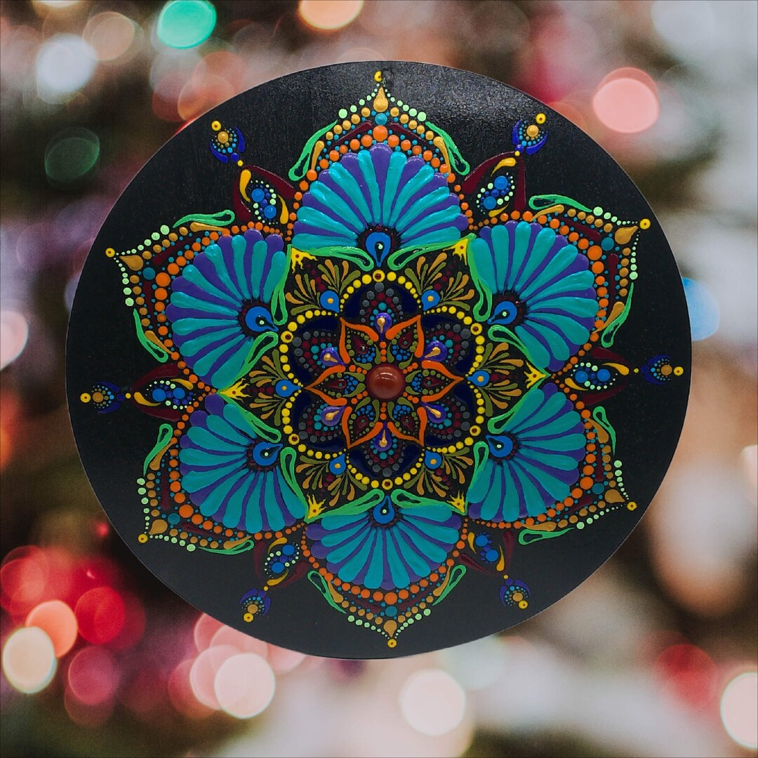 Budding Smiles - 12" Mandala Wall Hanging - Etsy