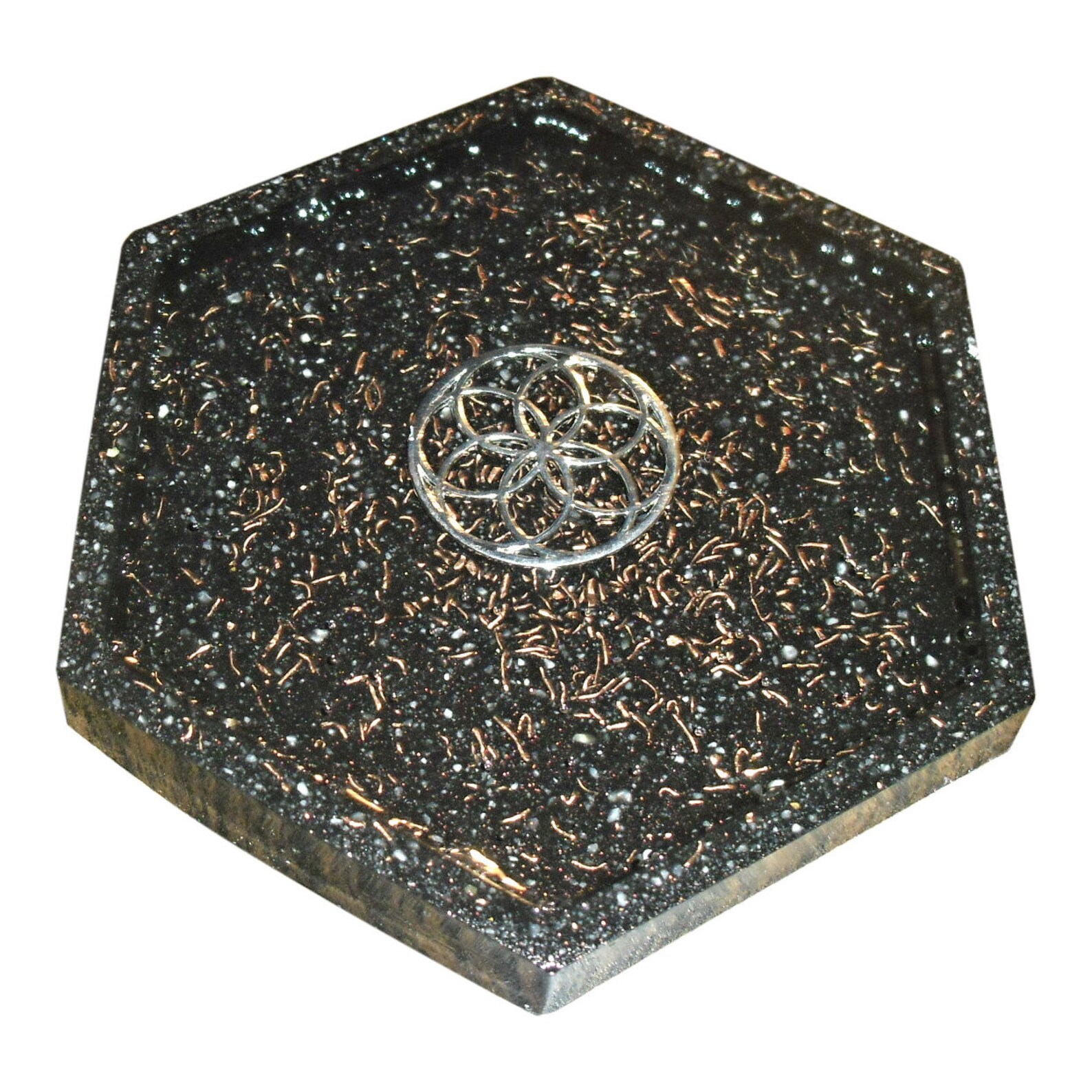 Orgone Water Charging Plate Geometric Charging Plate With | Etsy