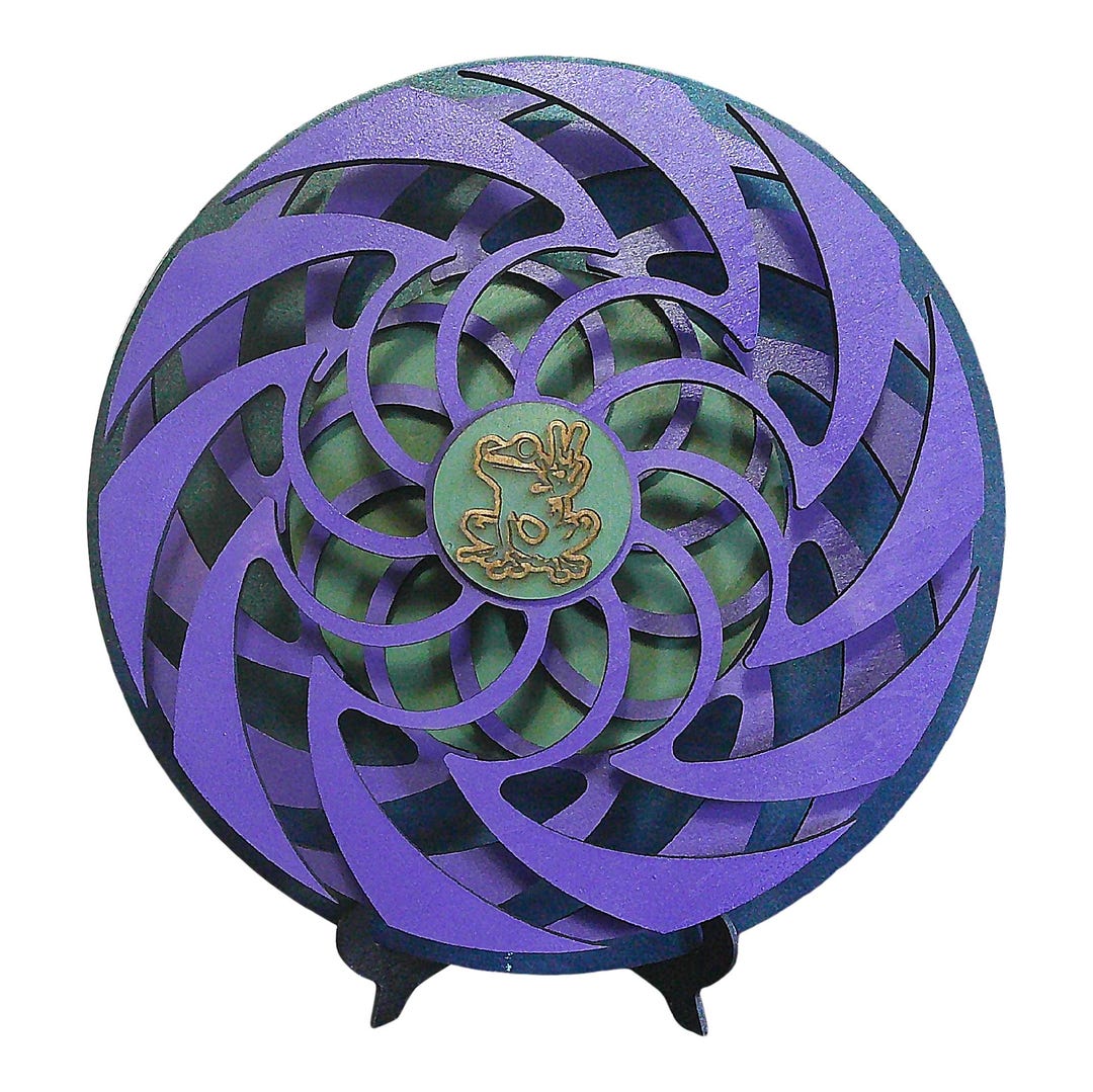 Peace Frog ~ Kinetic Tabletop Decor - Etsy
