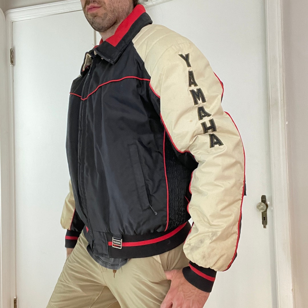 Vintage Yamaha Maxim Wear Riding Jacket Size XL Tall Zip up Nylon 80s ...