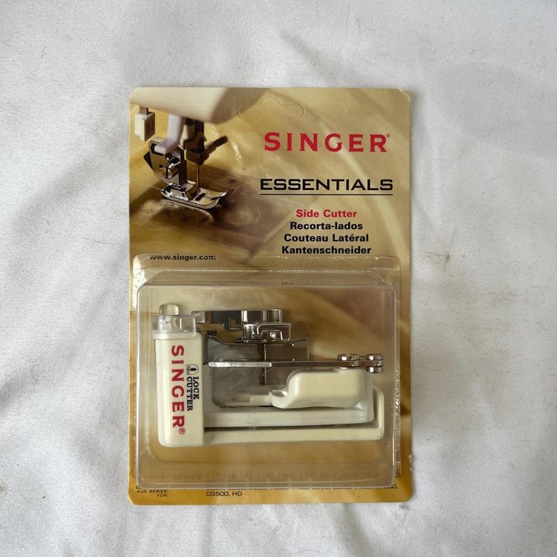 Vtg Singer Sewing Machine Side Cutter Lock Cutter 555790-P Open Box - Etsy