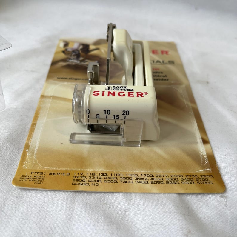 Vtg Singer Sewing Machine Side Cutter Lock Cutter 555790-P Open Box - Etsy