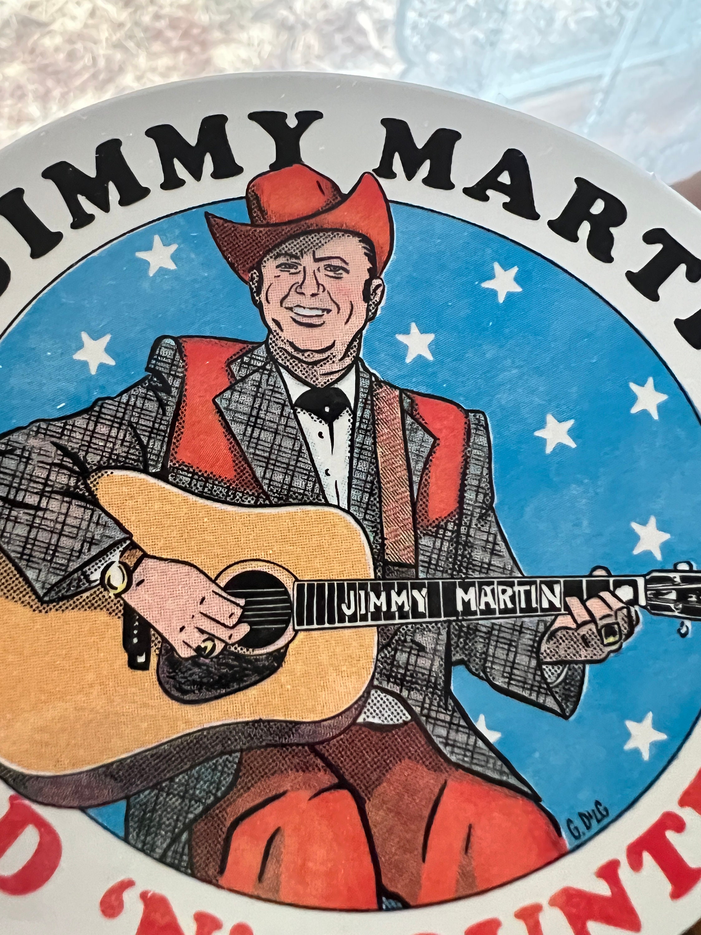 Jimmy Martin Screenprint Sticker Decal - Etsy