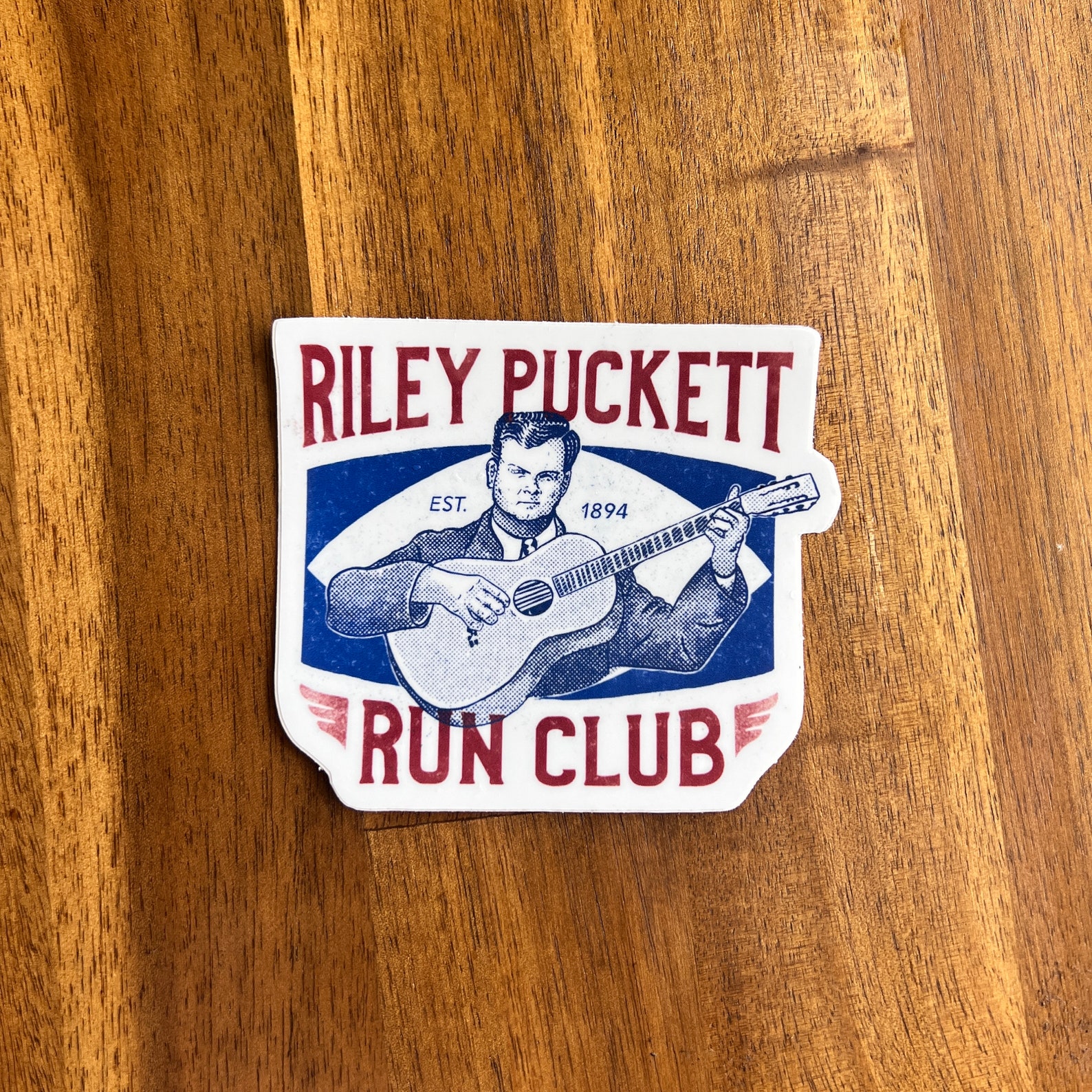 Riley Puckett Run Club Sticker - Etsy