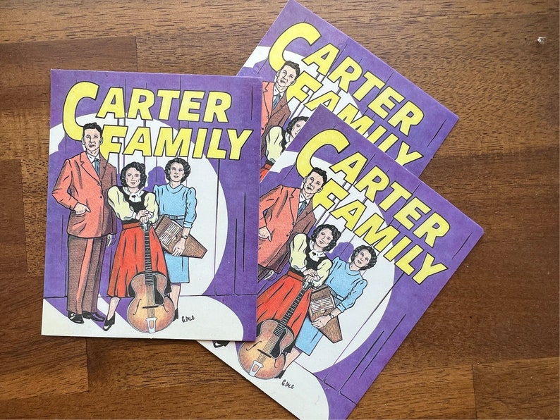 Carter Family Screenprint Sticker Decal - Etsy
