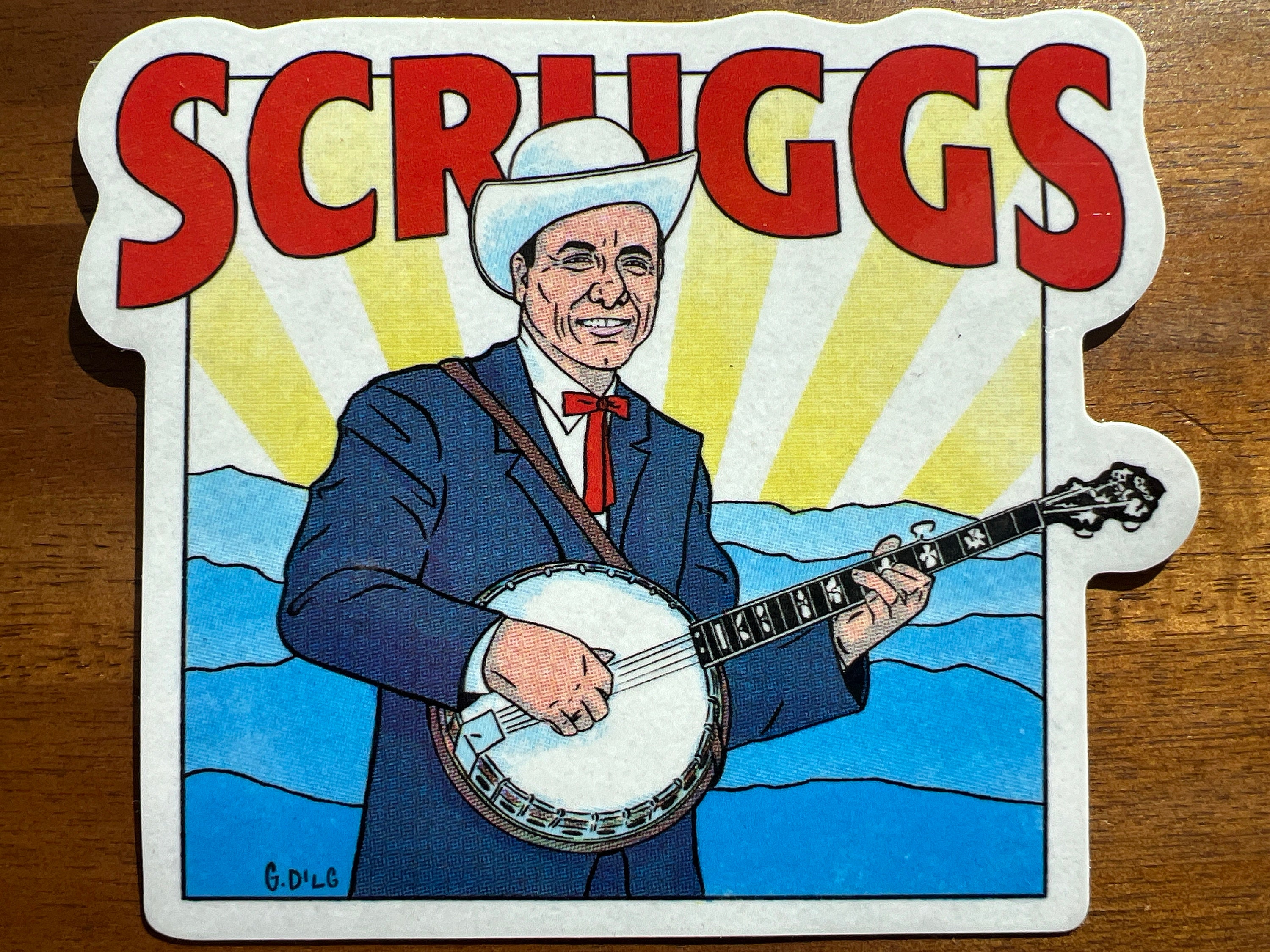 Earl Scruggs Sticker/decal - Etsy