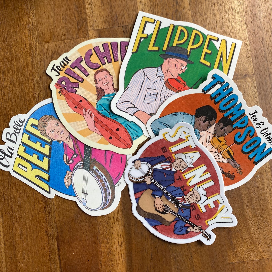 Trad Music Superhero Sticker 5-pack - Etsy
