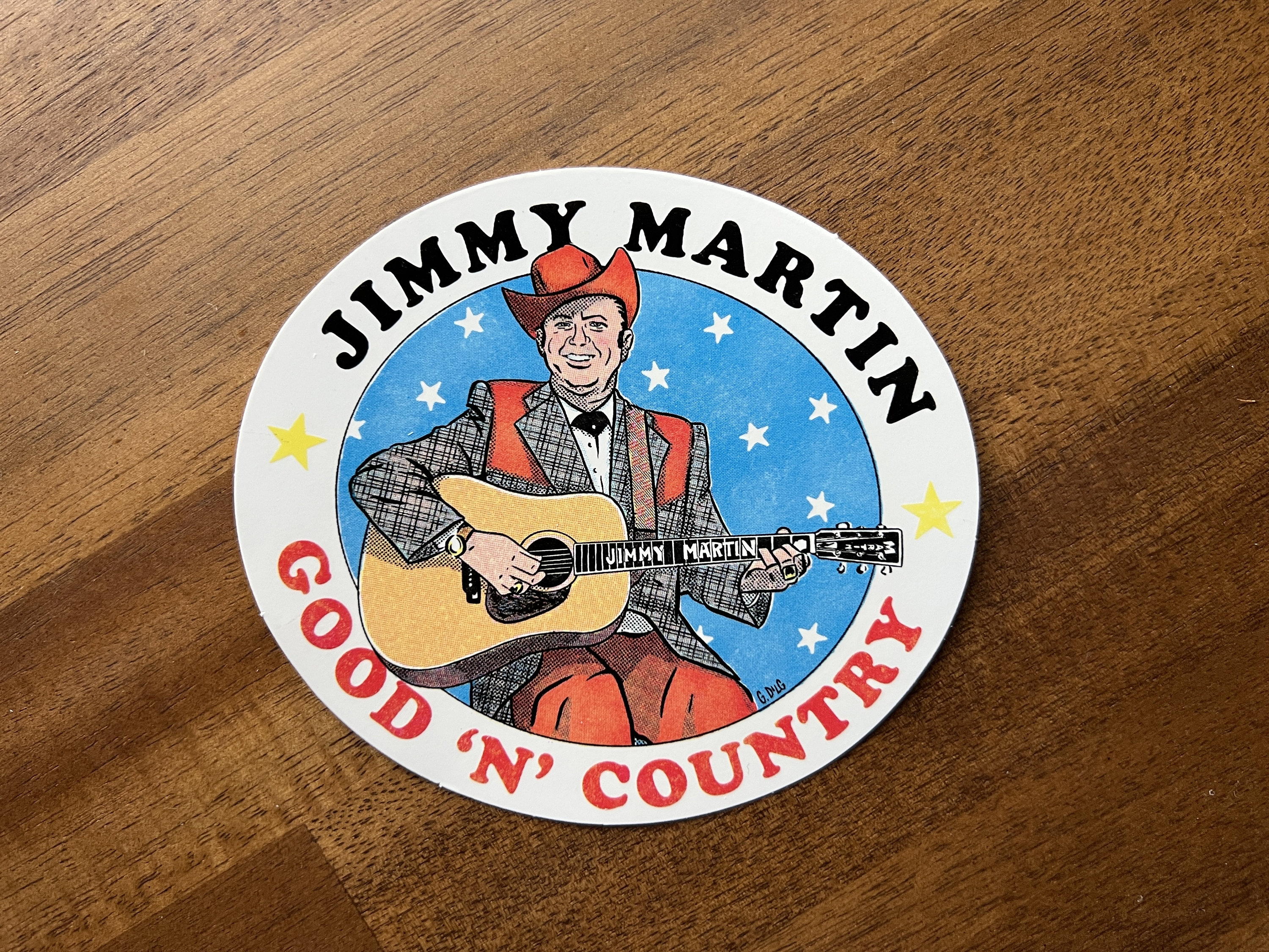 Jimmy Martin Screenprint Sticker Decal - Etsy