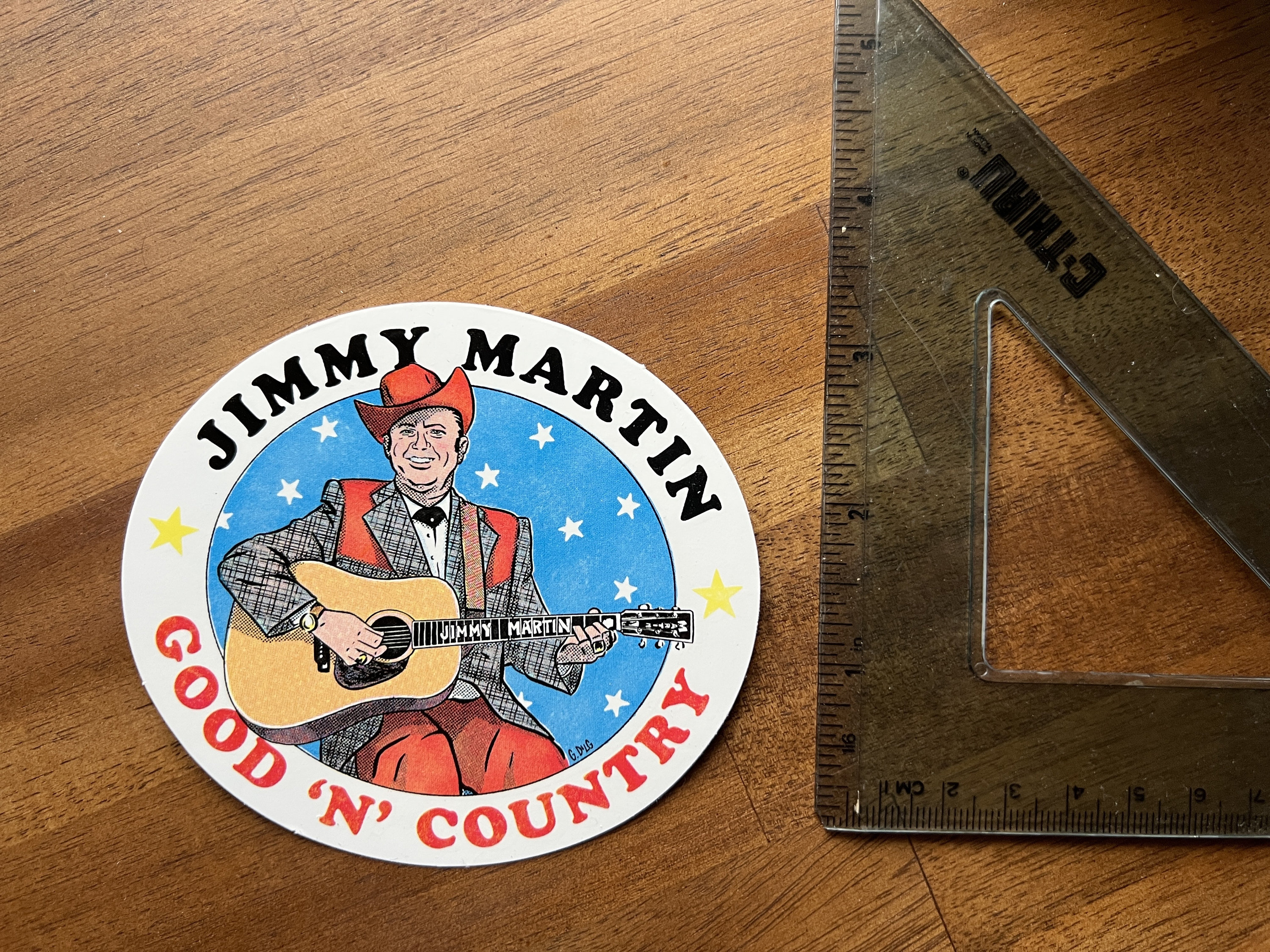 Jimmy Martin Screenprint Sticker Decal - Etsy