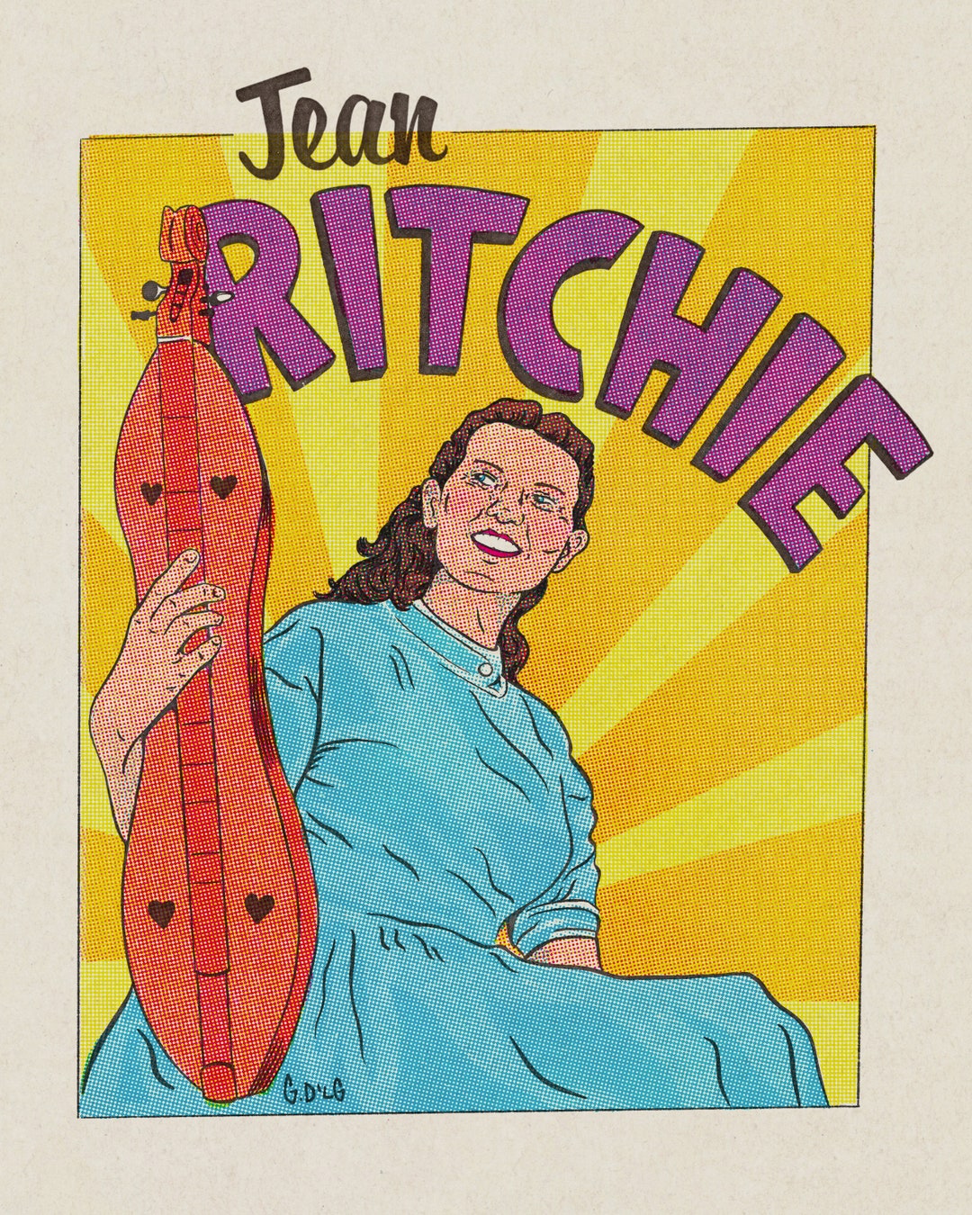 Jean Ritchie 8"x10” Art Print - Etsy