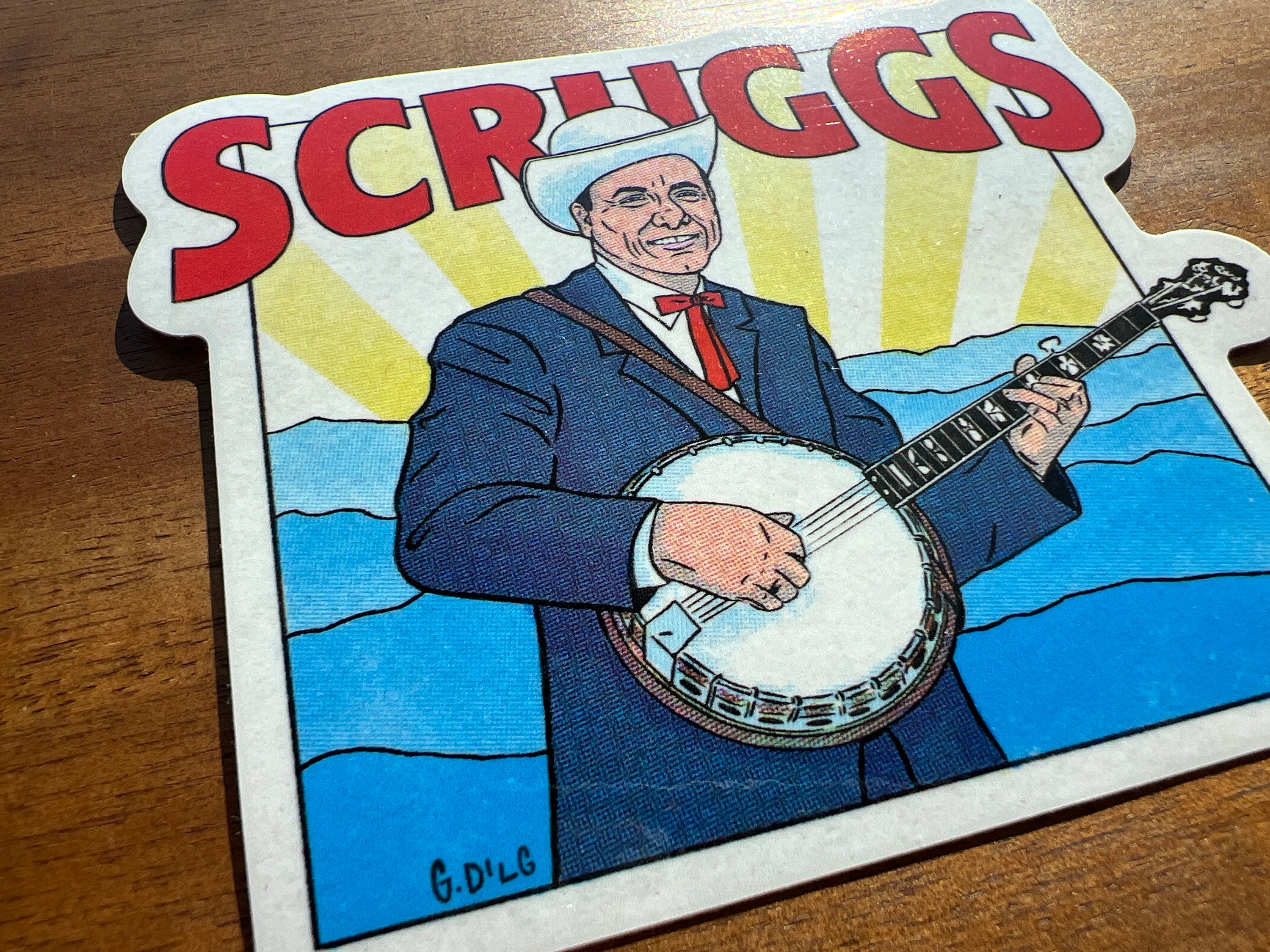 Earl Scruggs Sticker/decal - Etsy