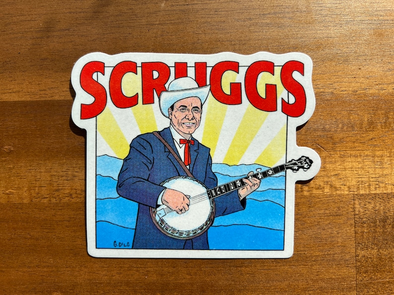 Earl Scruggs Sticker/decal - Etsy