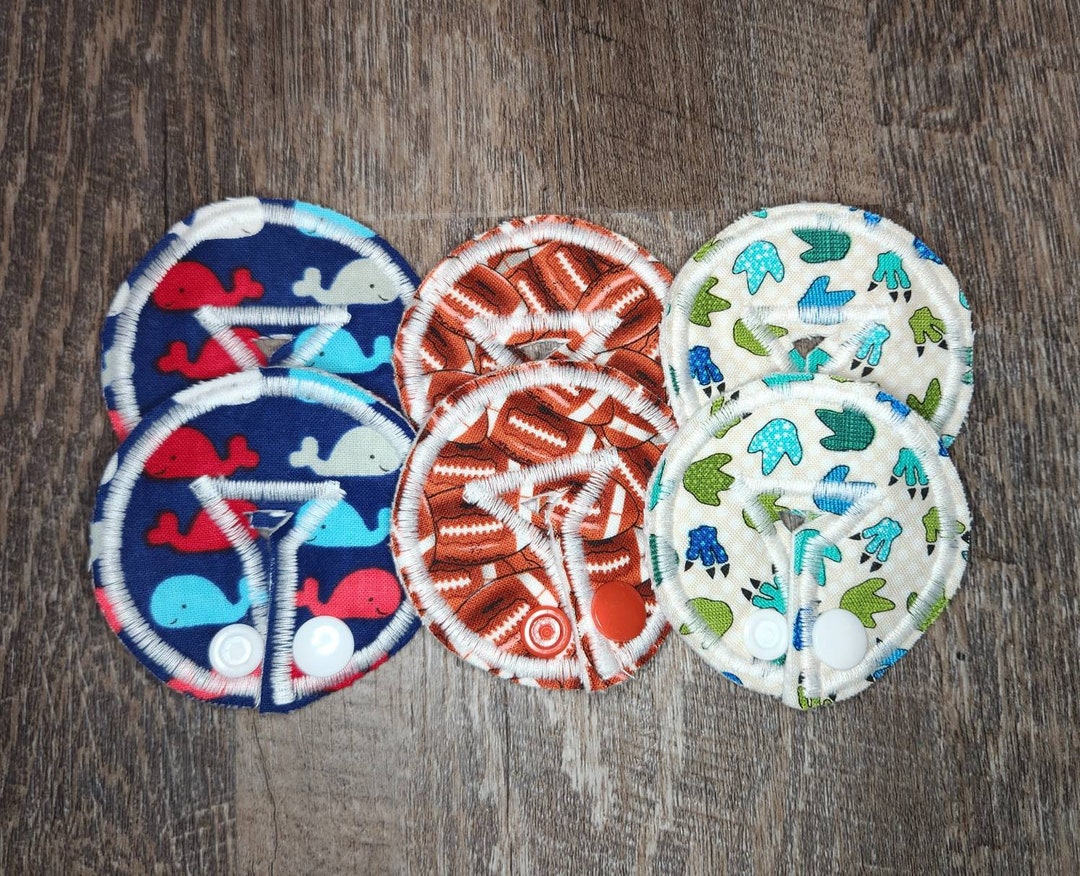 G-tube Pads Boy Style / G-tube Cover/ Button Feeding Tube Pads (covers ...