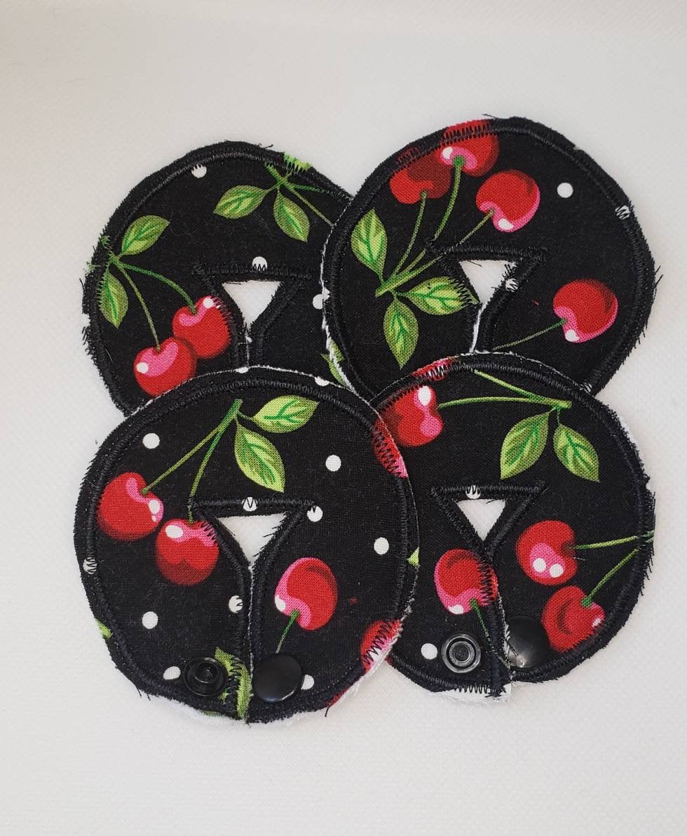 Gtube pads cherry style / G-tube cover/ button feeding tube | Etsy