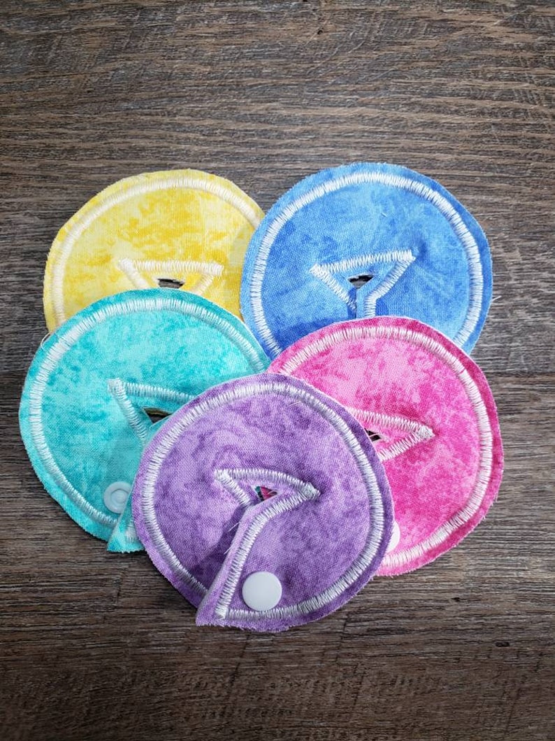 G-tube Pads Tie Dye Style / G-tube Cover/ Button Feeding Tube Pads ...