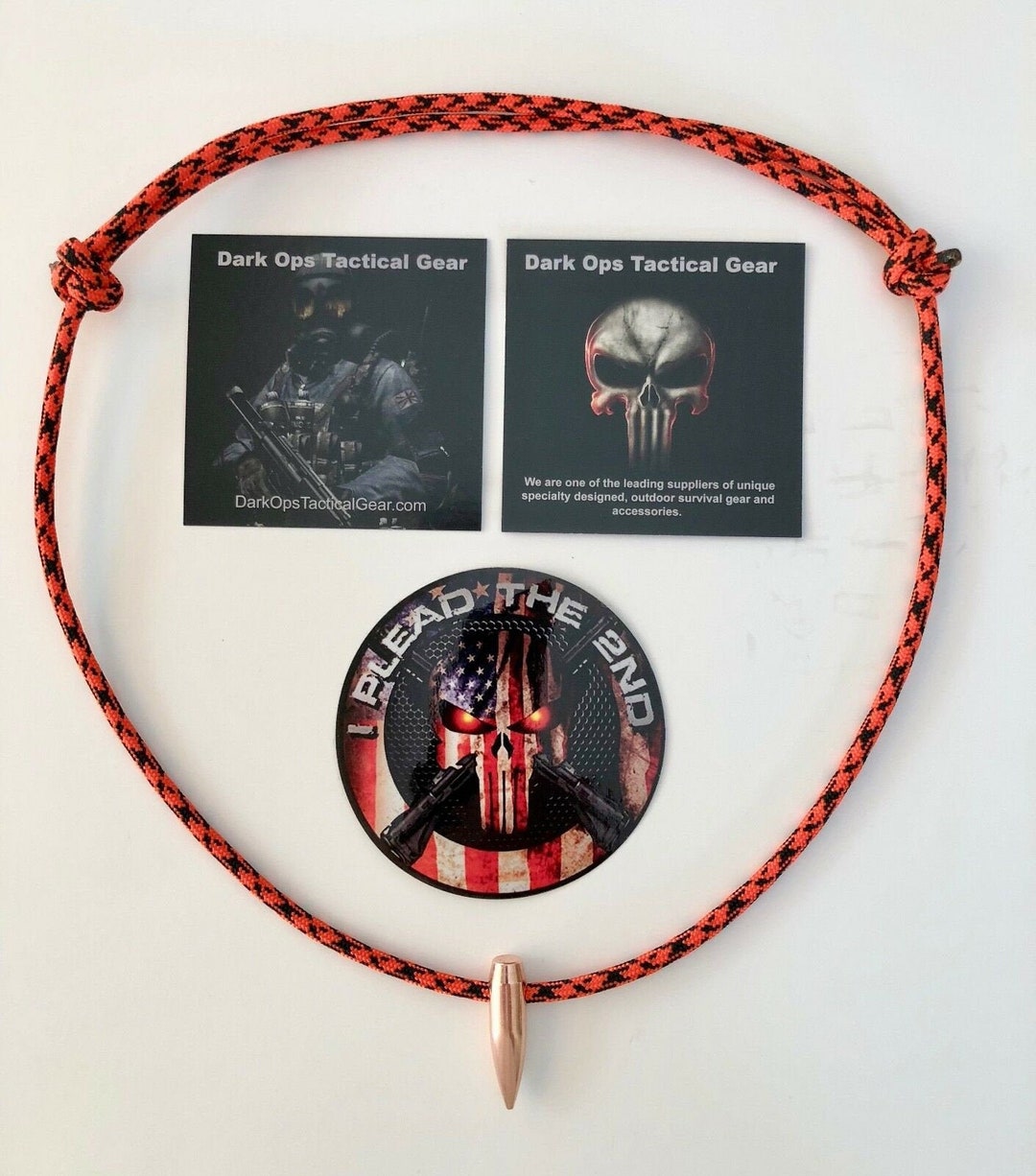 Sniper HOG TOOTH Paracord .30 Cal ...necklace ... 1 Decal - Etsy