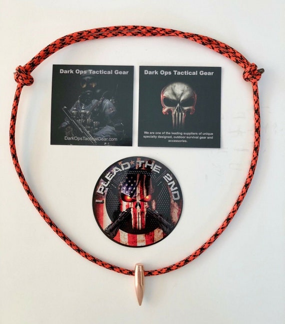 Sniper HOG TOOTH Paracord .30 Cal ...necklace ... 1 Decal | Etsy