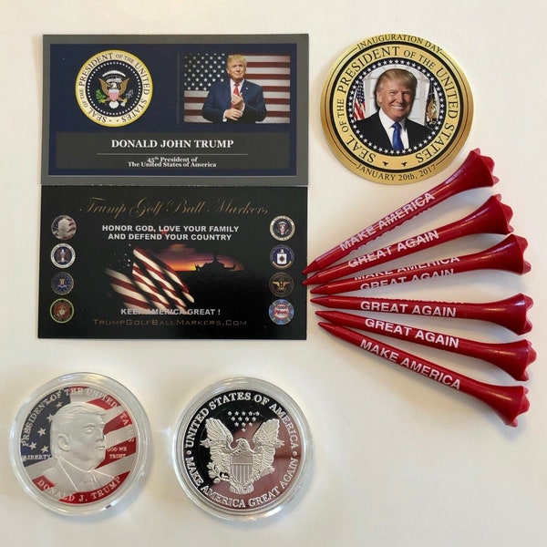 Trump Golf Ball Marker - Etsy
