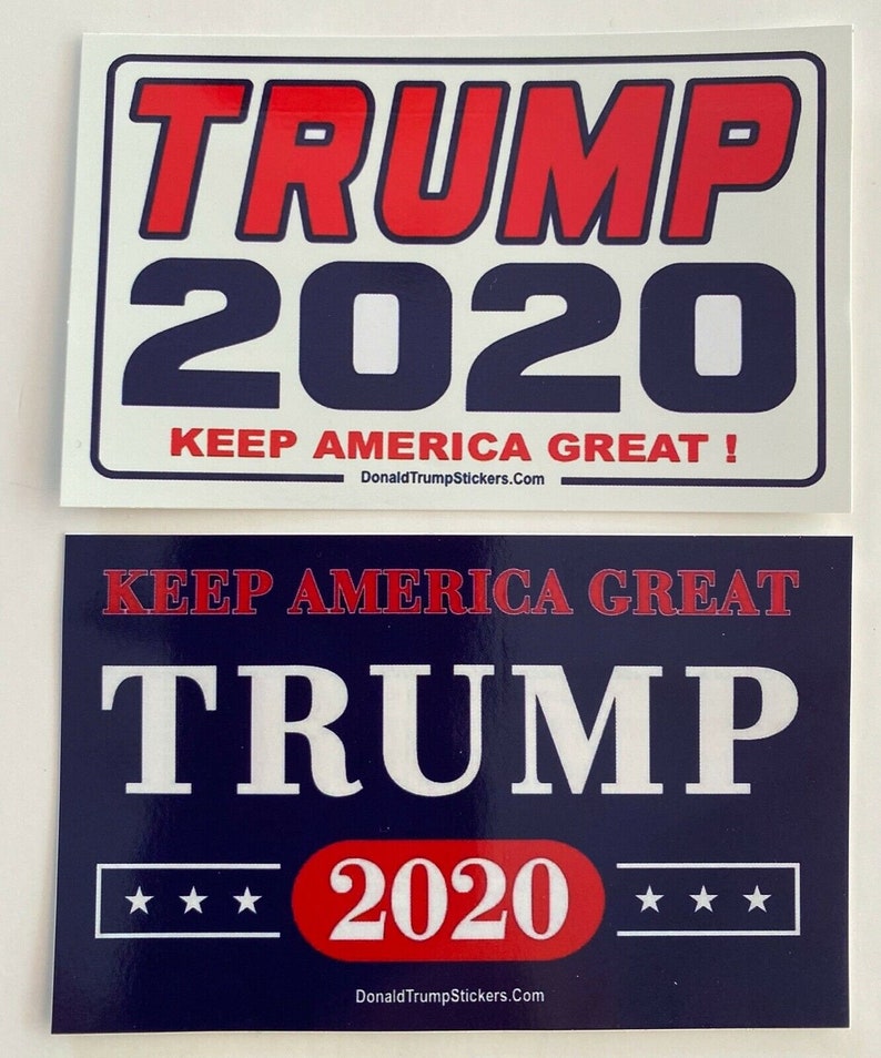 2 Ride With Trump Window Stickers 2 Trump 2020 Decals - Etsy