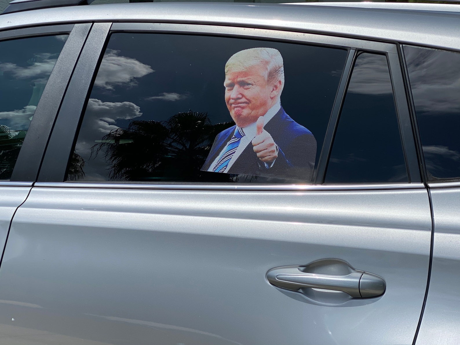 Ride With Trump ..thumbs Up...window Sticker 2 Trump 2020 - Etsy