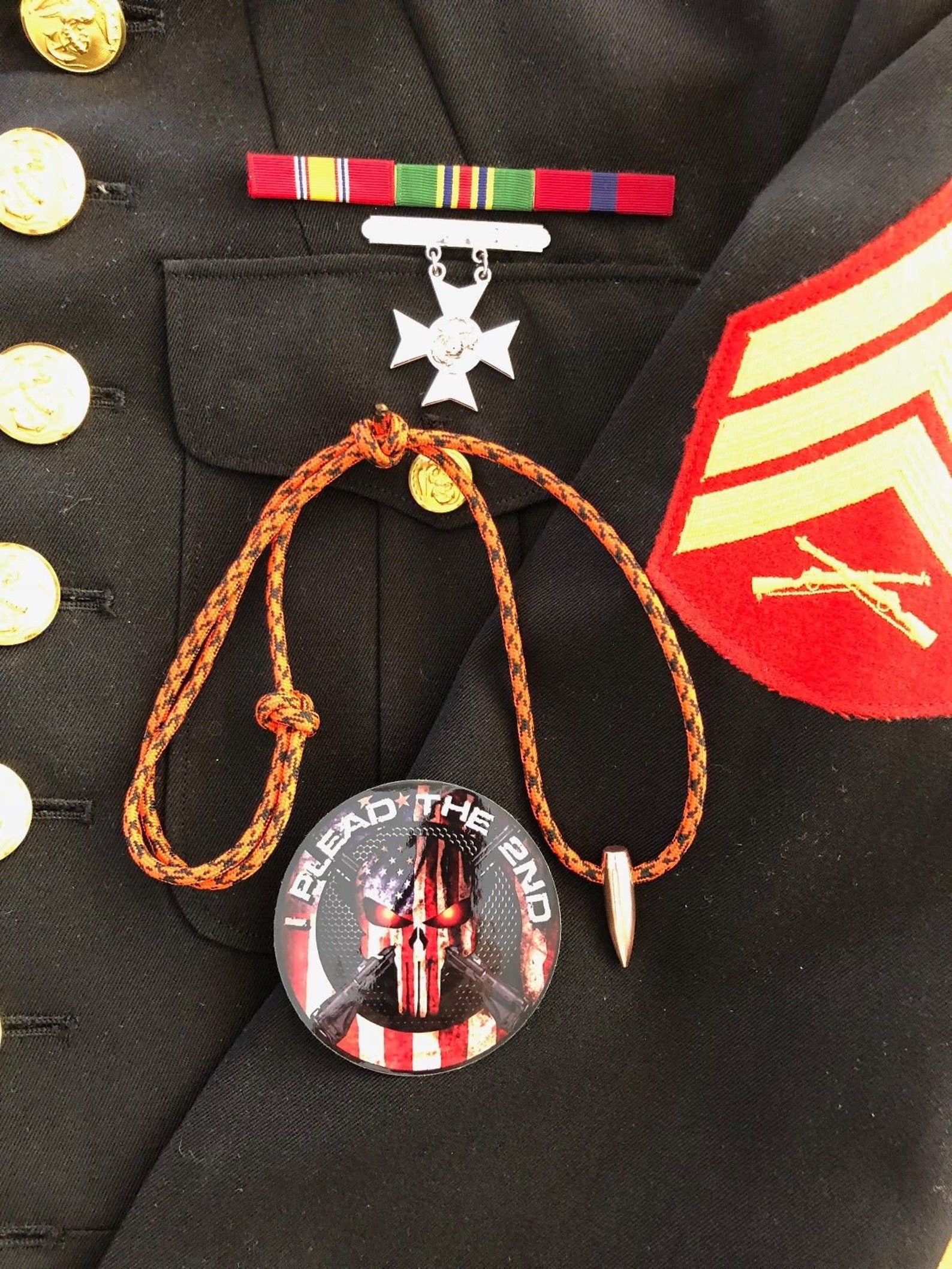 Sniper HOG TOOTH Paracord .30 Cal ...necklace ... 1 Decal - Etsy