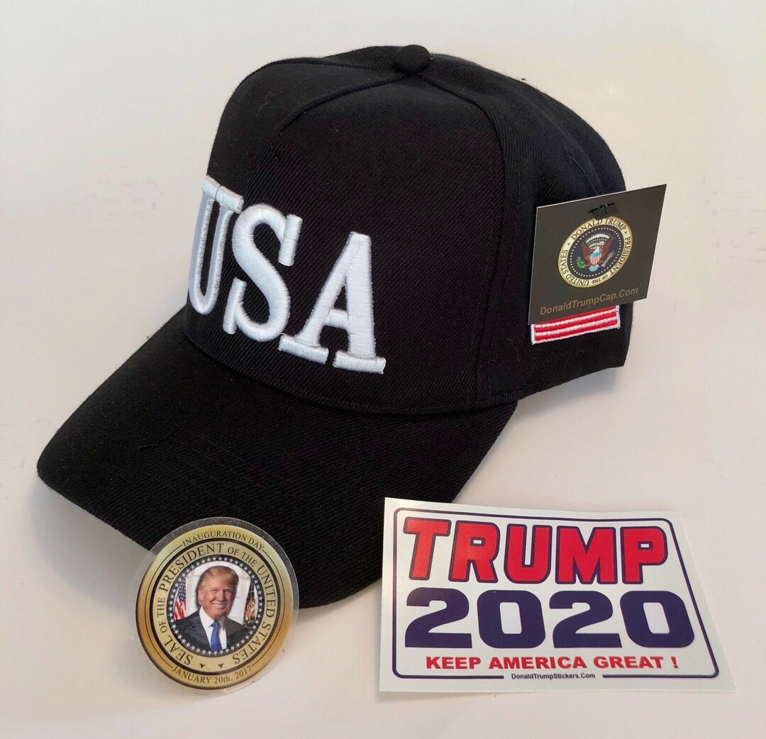 Donald Trump 45...usa..hat..make America Great Again Cap..maga Black ...