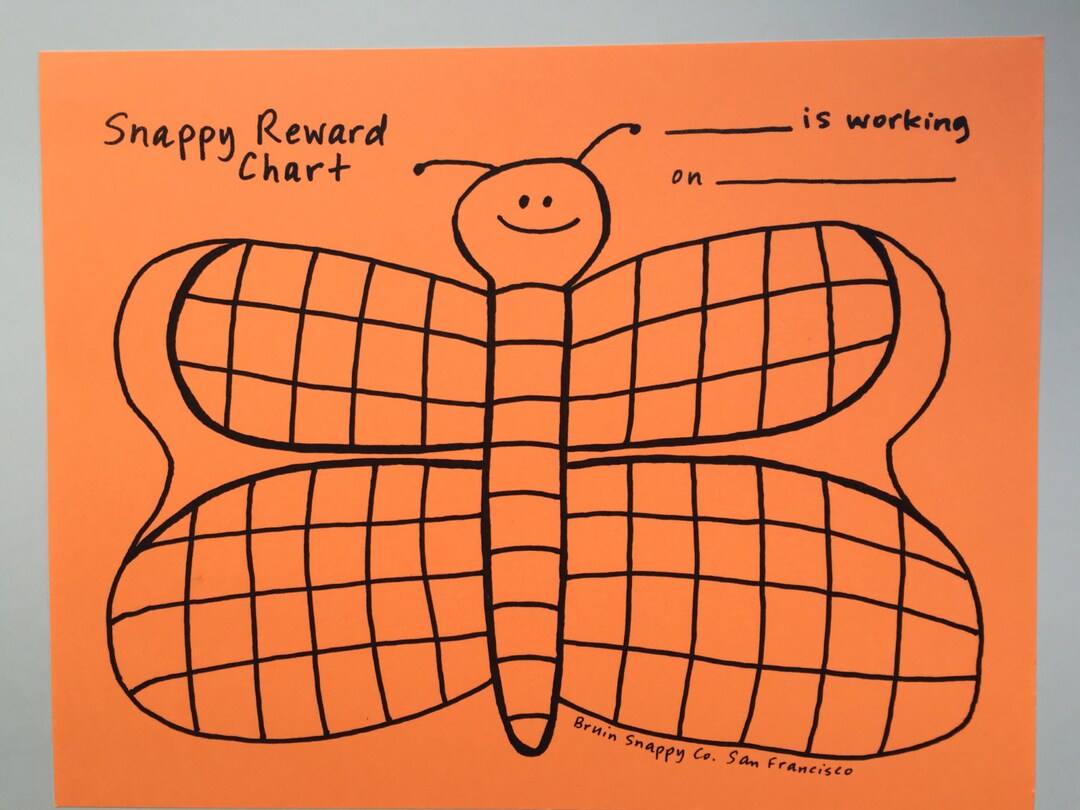 Six Assorted Snappy Reward Charts - Etsy