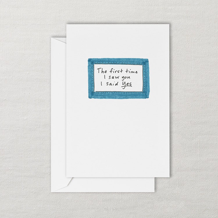 I Said Yes Card - Etsy