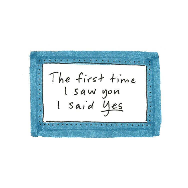 I Said Yes Card - Etsy