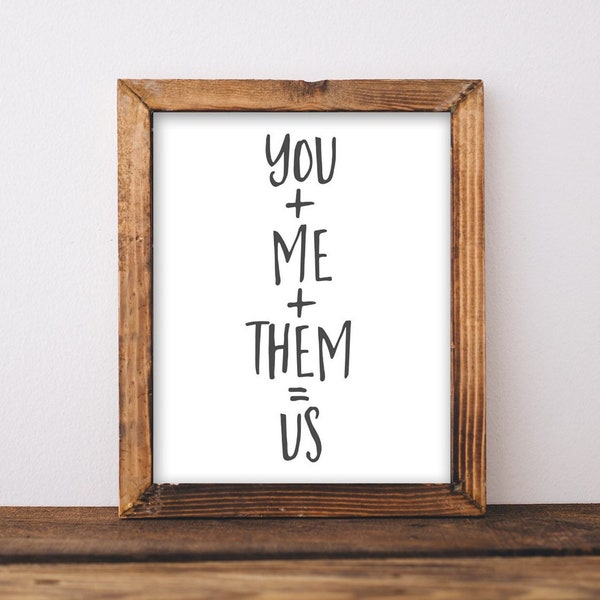 You Me Them Us - Etsy