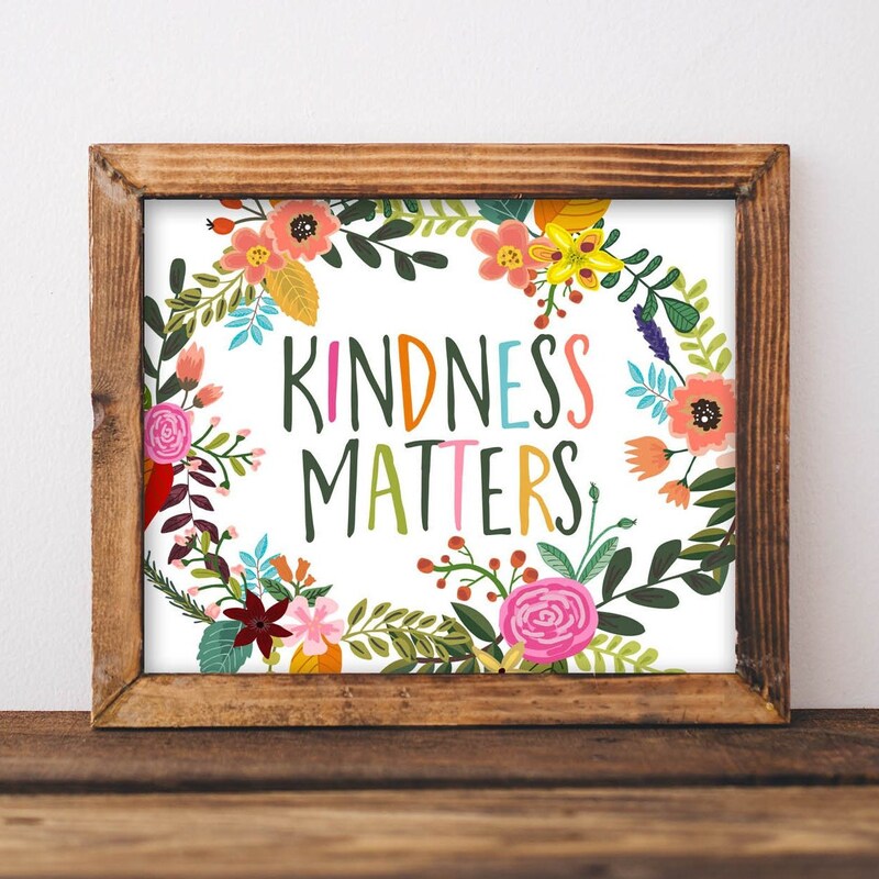 Kindness Sign - Etsy