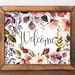 Printable Wall Art, Welcome Printable Art, Home Art, Home Decor ...