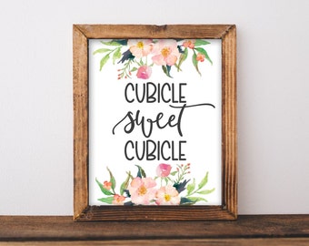 Cubicle Printables Office Wall Decor Cubicle Sweet Cubicle - Etsy UK