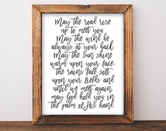 May the Road Rise - Etsy