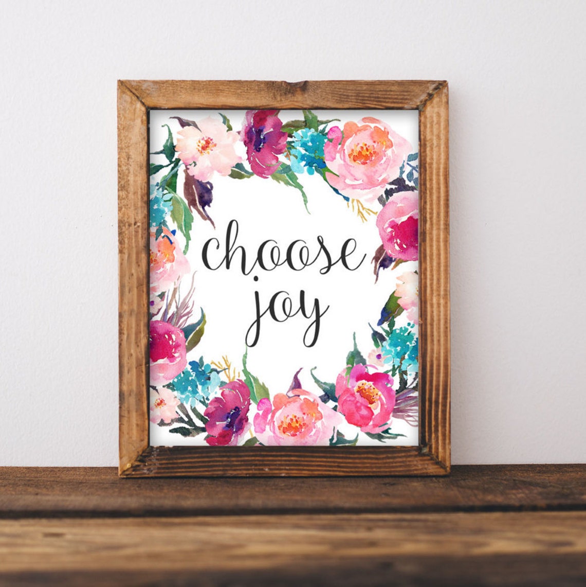 Choose Joy Printable Quote, Printable Wall Art, Quote Printable ...