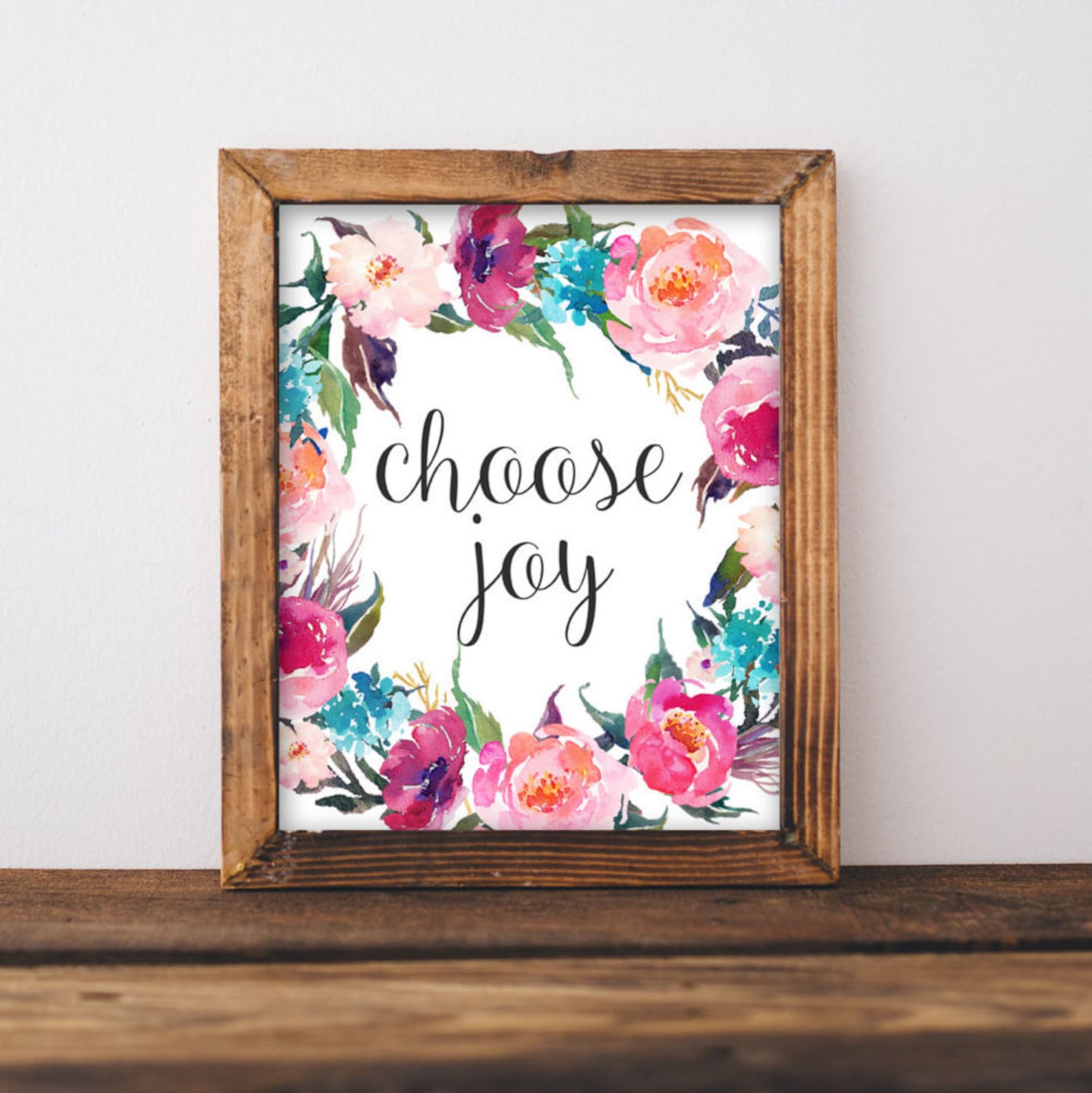 Choose Joy Printable Quote, Printable Wall Art, Quote Printable ...