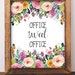 Printable Wall Art 8x10, Office Sweet Office Decor, DIY Home Office ...