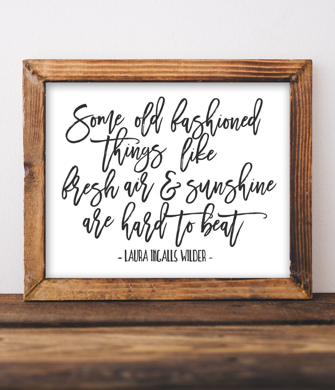 Printable Laura Ingalls Wilder Quote Art Some Old Fashioned | Etsy