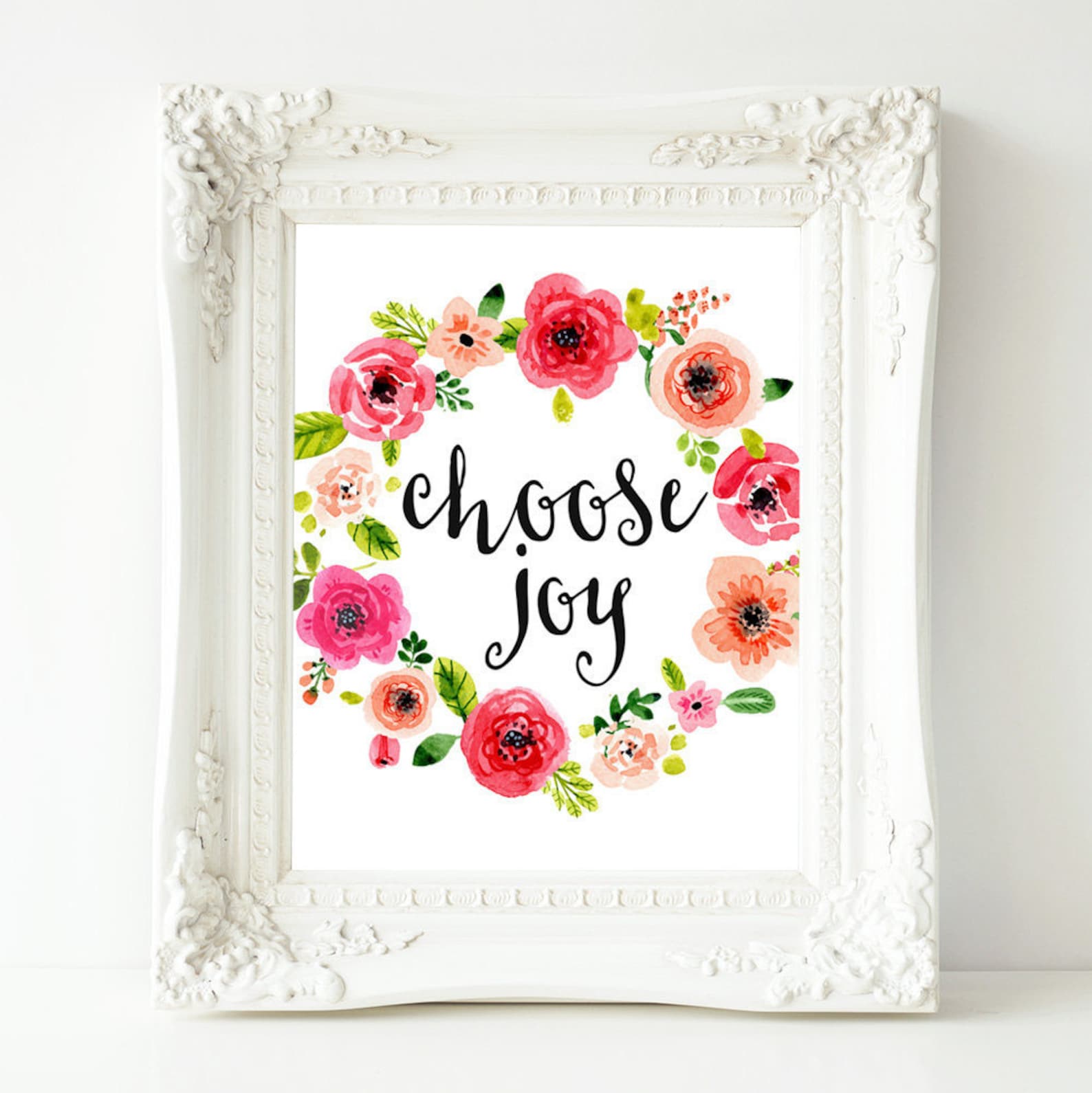 Choose Joy Printable Quote Printable Wall Art Quote | Etsy